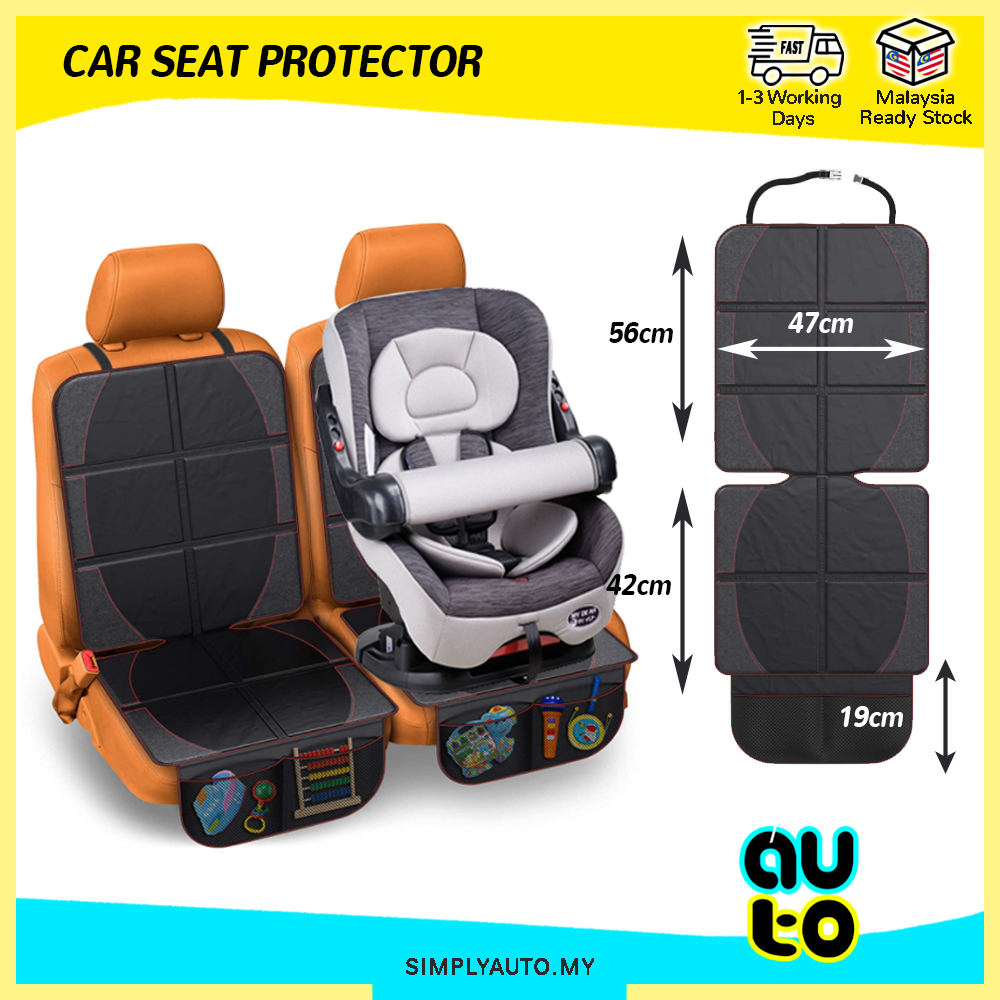 SIMPLYAUTO Car Seat Protector For Baby & Infant Safety Seat Kick Mat ...