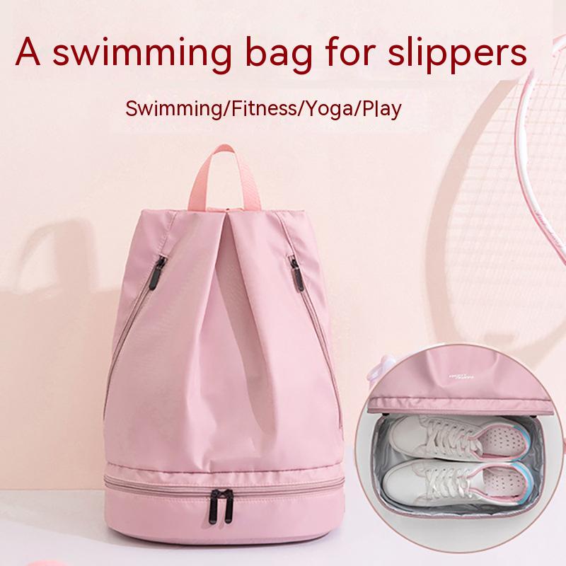 Outdoor Dry Wet Separation Female Swimming Bag Waterproof Beach Storage ...