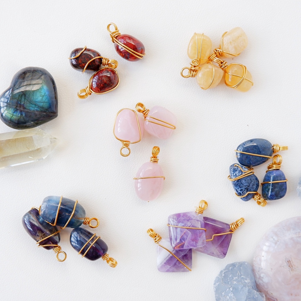 Free-form Real Crystal Necklace with Dents and Imperfections | Shopee ...
