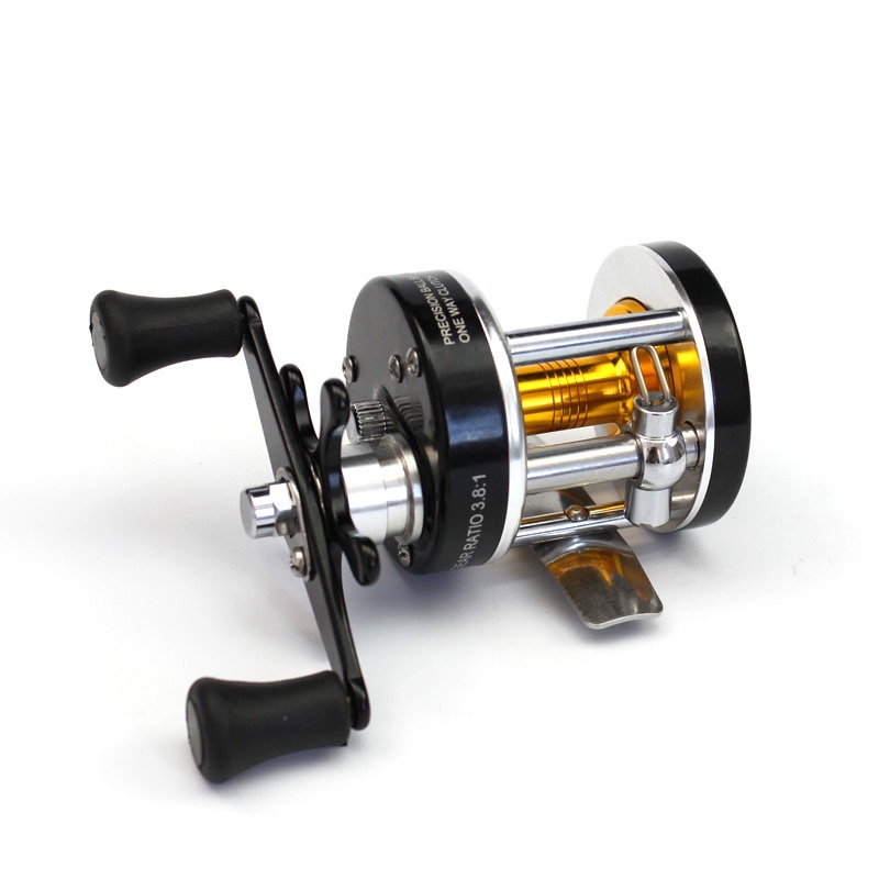 Double Centrifugal Brake Systems 3.8:1 Baitcasting All Metal Carp ...