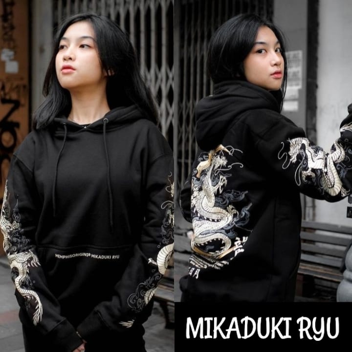 Memphis Origins Mikaduki Ryu Hoodie Jacket Memphis Hoodie Sweater Thick ...