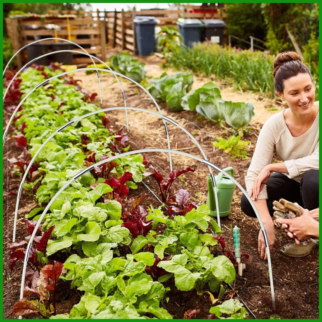 Row Cover Hoops Greenhouse Frame Garden Hoops Plants Grow Support ...