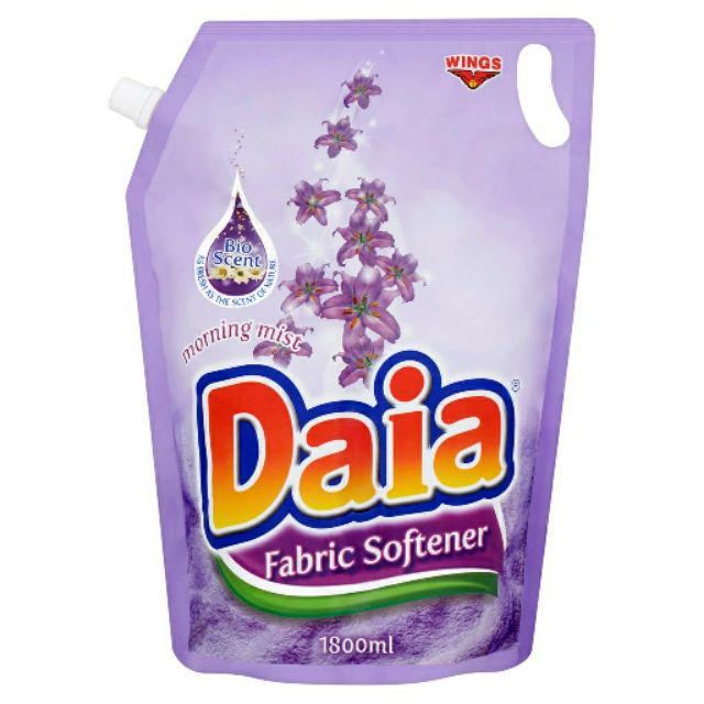 Daia Fabric Softener - Blooming Garden / Morning Mist / Refreshing Nature (1800ml) REFILL PACK ...