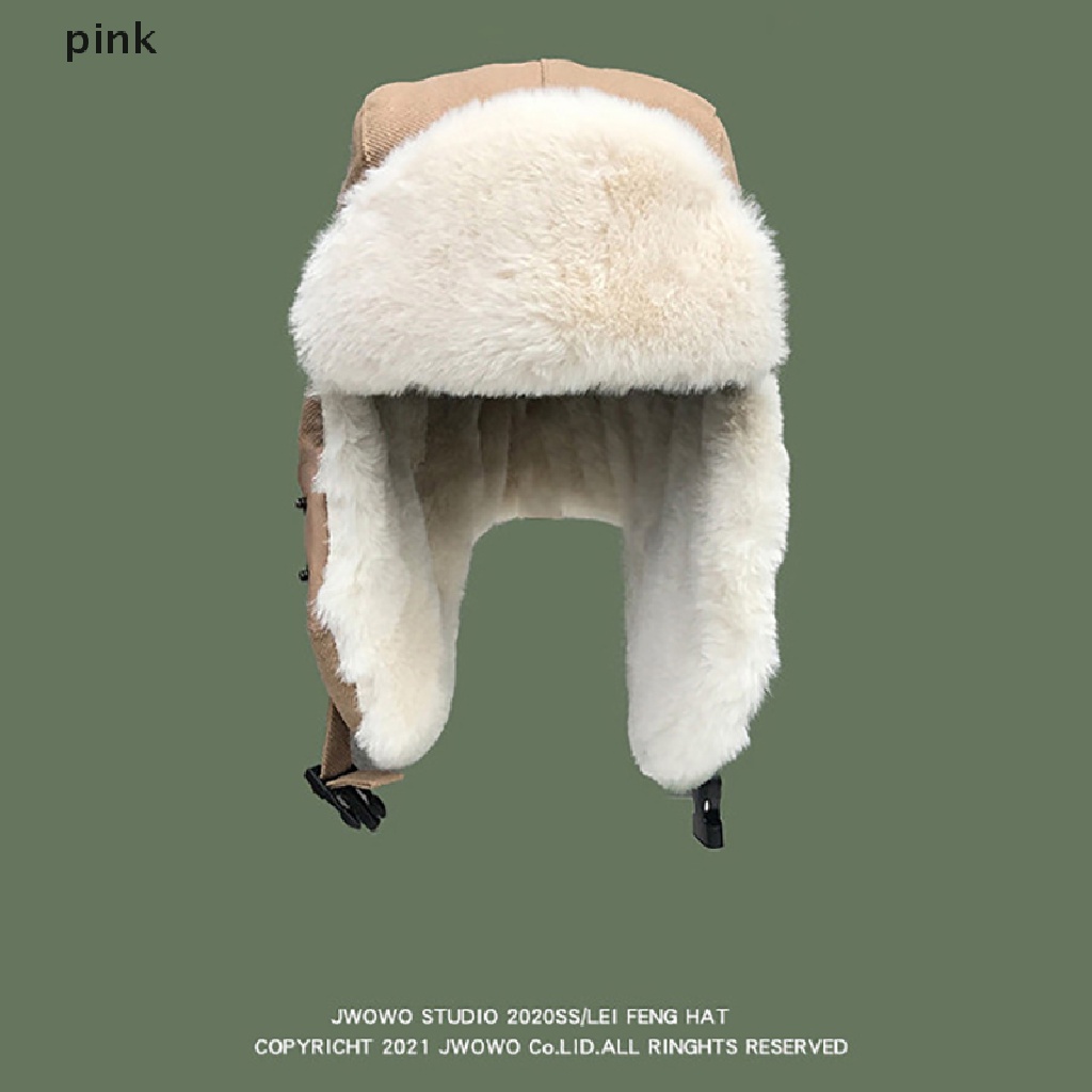 wen Hats Winter Men Warm Russian Ushanka Hat with Ear Flap Pu Leather ...