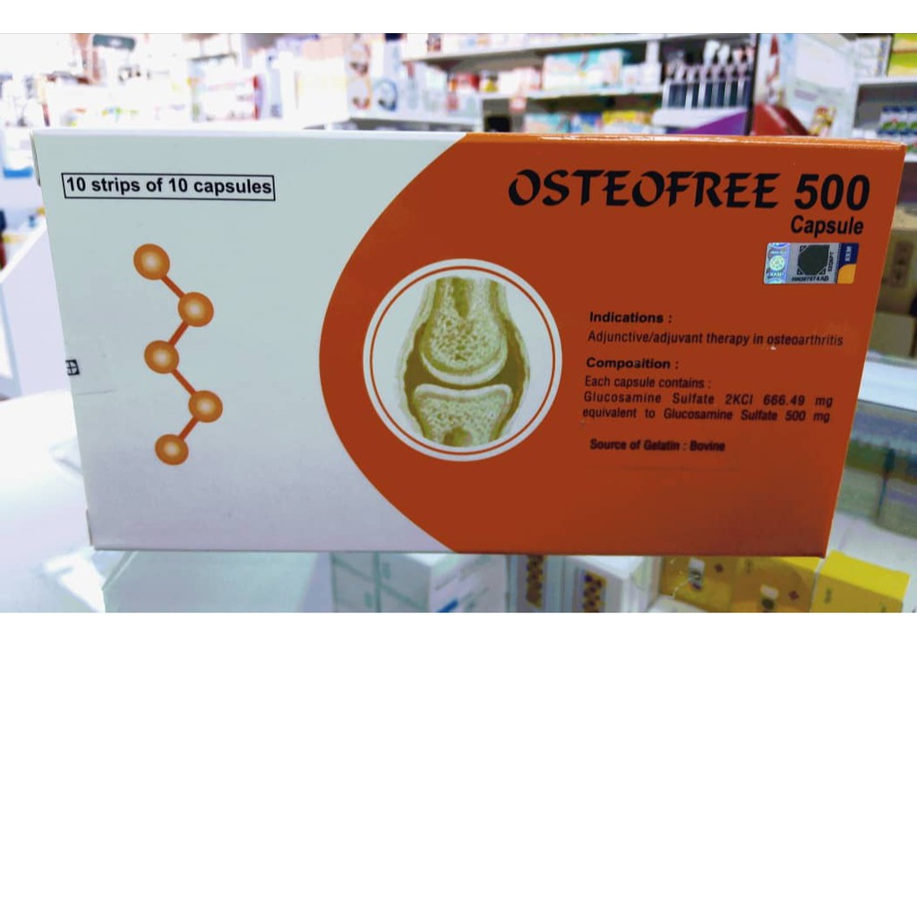 OSTEOFREE 500 (GLUCOSAMINE) 10X10'S + FREE GIFT | Shopee Malaysia