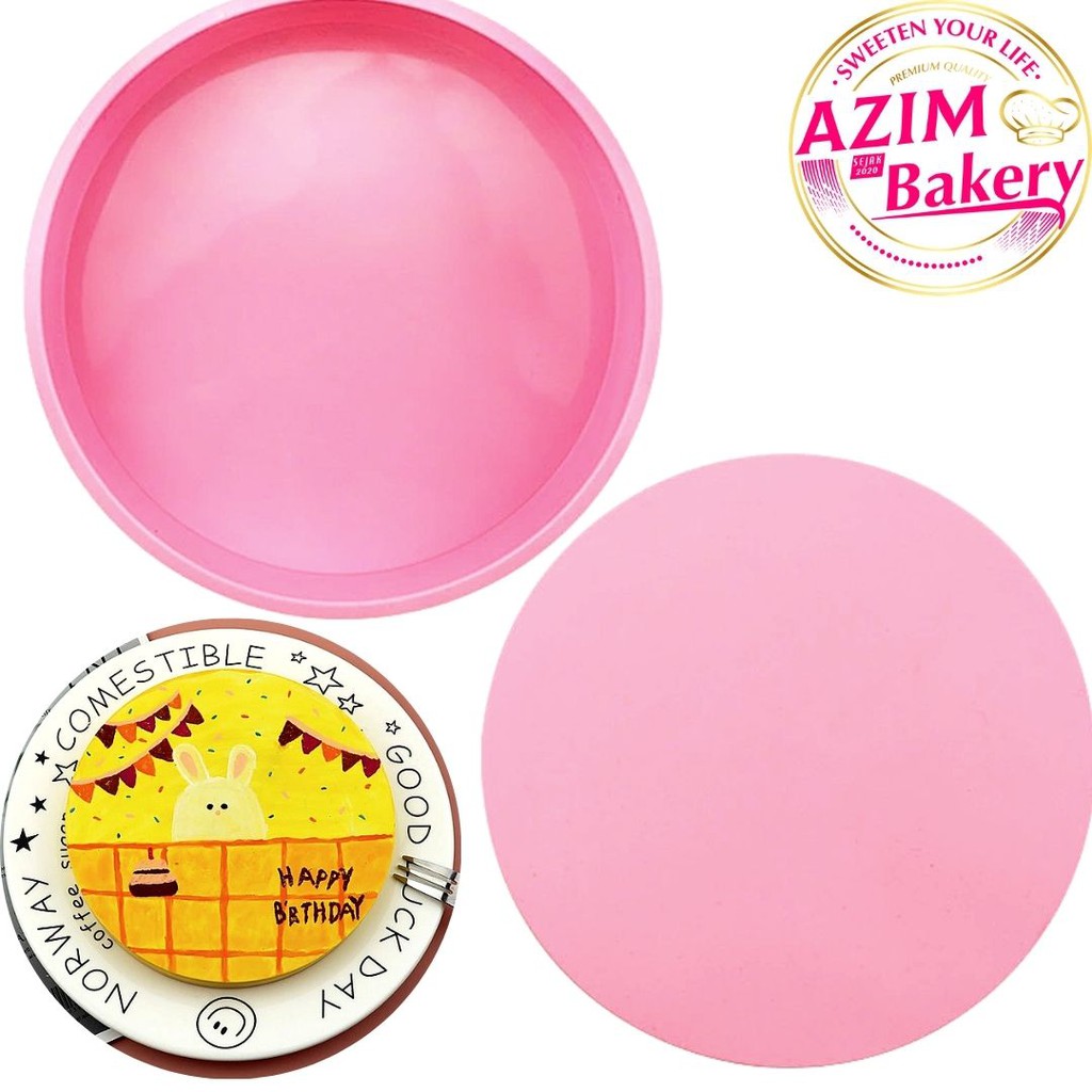 Acuan Bulat Silikon 8 Inch Round Silicone Mold 8 Inch | Acuan Kek Bulat ...