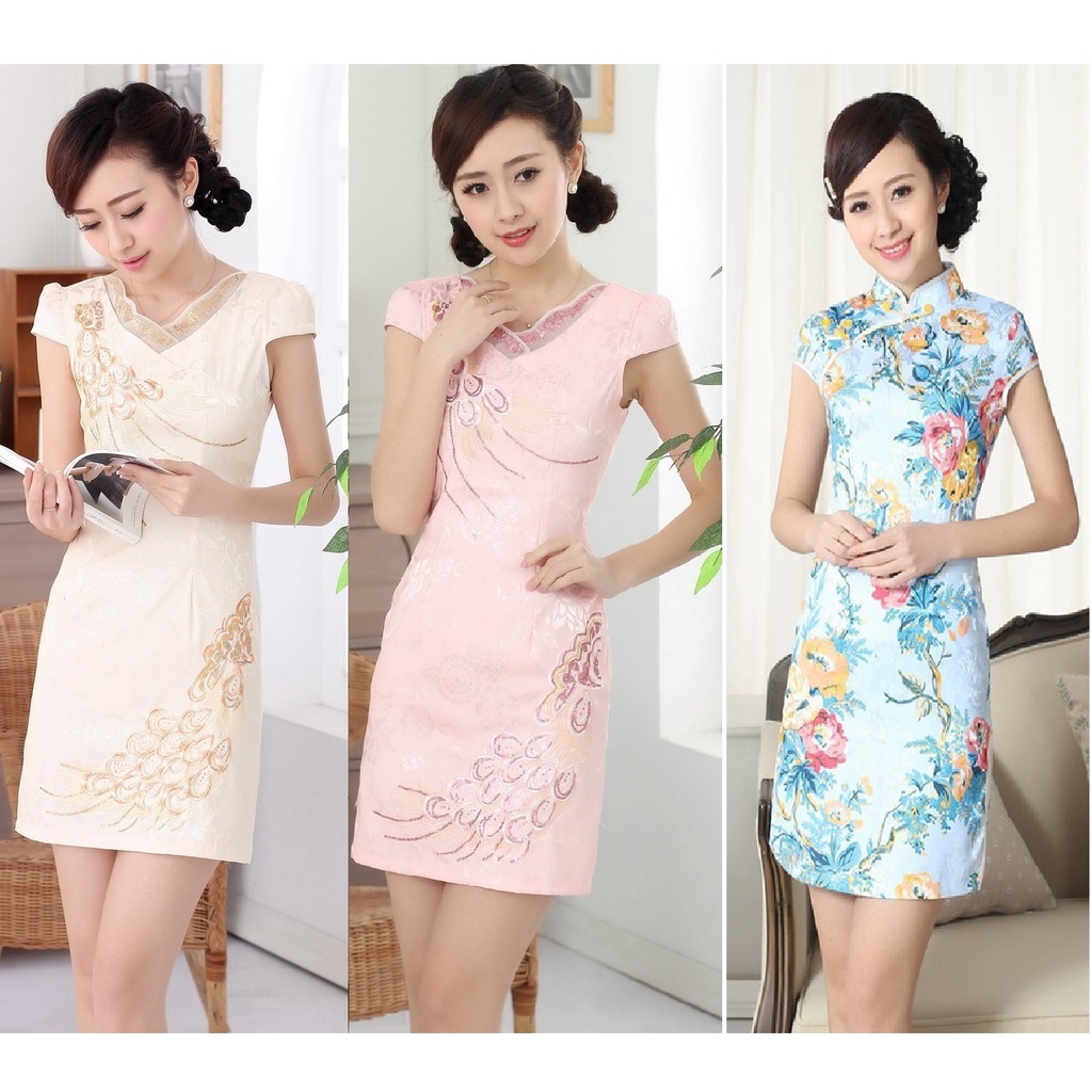 Women Cheongsam Chinese New Year Dress Traditional Dress CNY Dress CNY ...