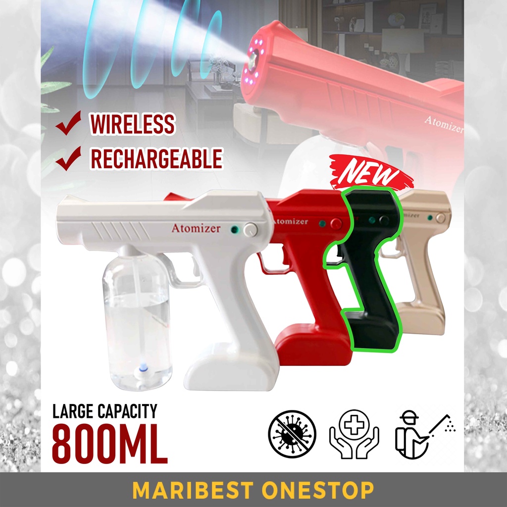 DS350 WIRELESS RECHARGEABLE DISINFECTANT FOGGING MACHINE NANO ATOMIZER ...
