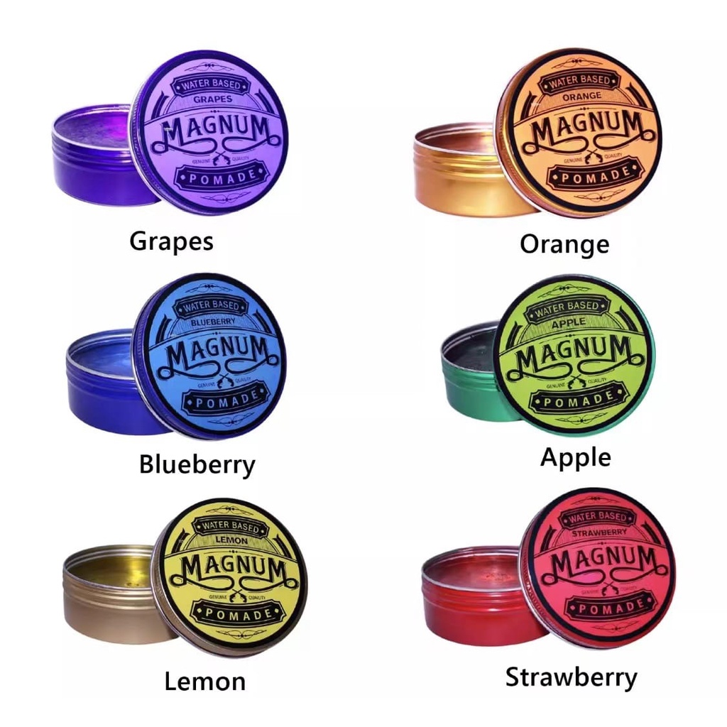 MAGNUM POMADE WATER BASED HAIR WAX MAGNUM STYLING / GEL RAMBUT MINYAK ...