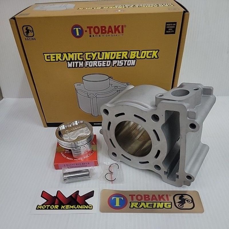 TOBAKI BLOCK BLOK RACING 57MM 135LC LC Y15 Y15ZR FZ 57 CERAMIC BLOCK FORGED PISTON | Shopee Malaysia