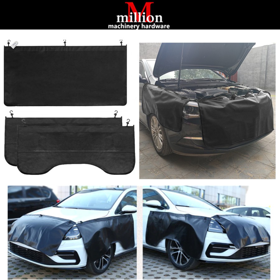 millionhardware - 3pcs Waterproof Vehicle Car Bonnet / Hood / Fender ...