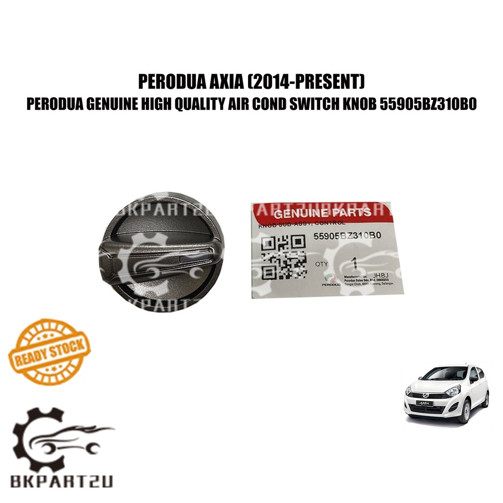 PERODUA AXIA (2014-PRESENT) AIR COND SWITCH KNOB BUTTON PERODUA GENUINE ...
