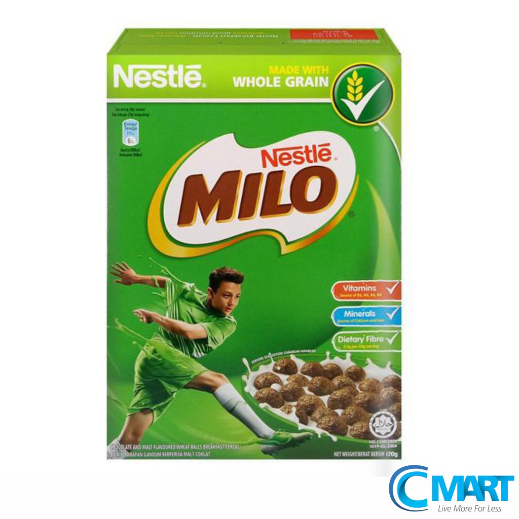 Nestle Milo Breakfast Cereals 170GM | Shopee Malaysia
