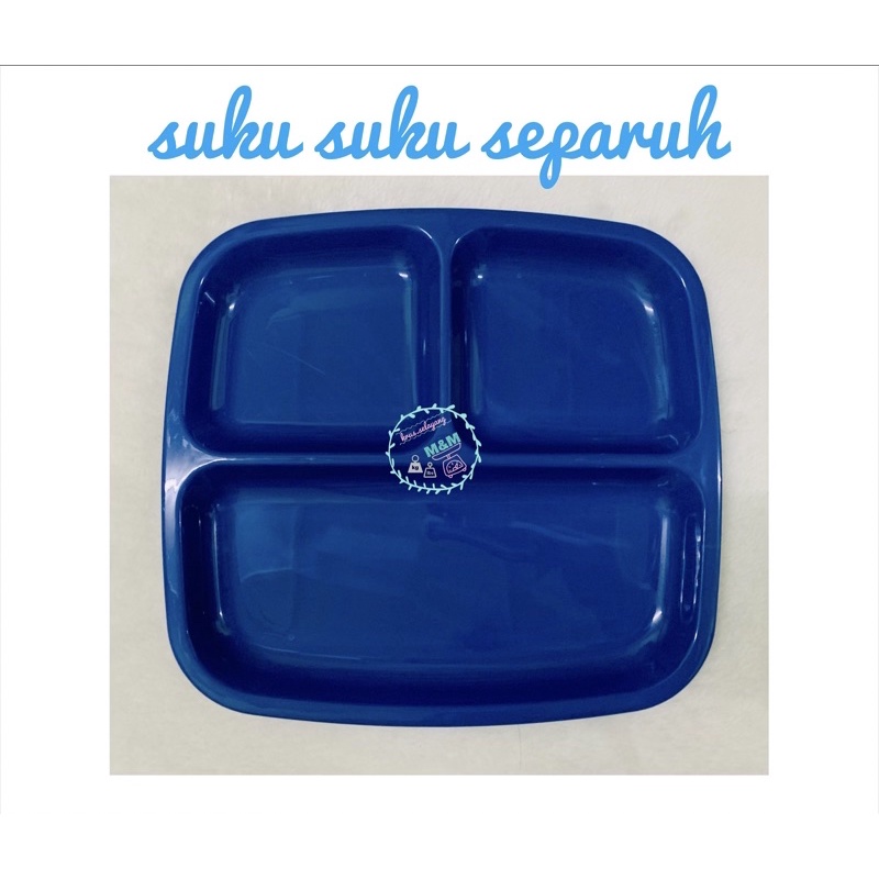 Pinggan Suku Suku Separuh Pinggan Diet Pinggan DSSS Portion Plate ...