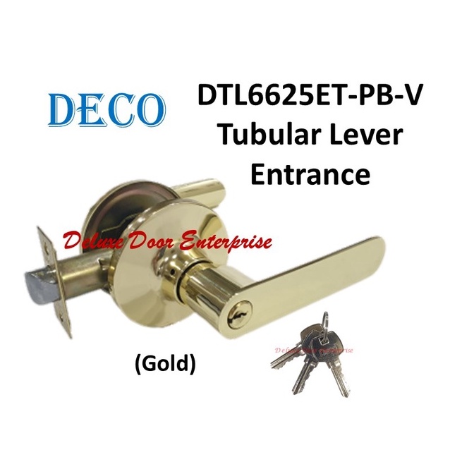 Deco Tubular Lever DTL6625ET / Tubular Lock / Lever Handle / Door Lock ...