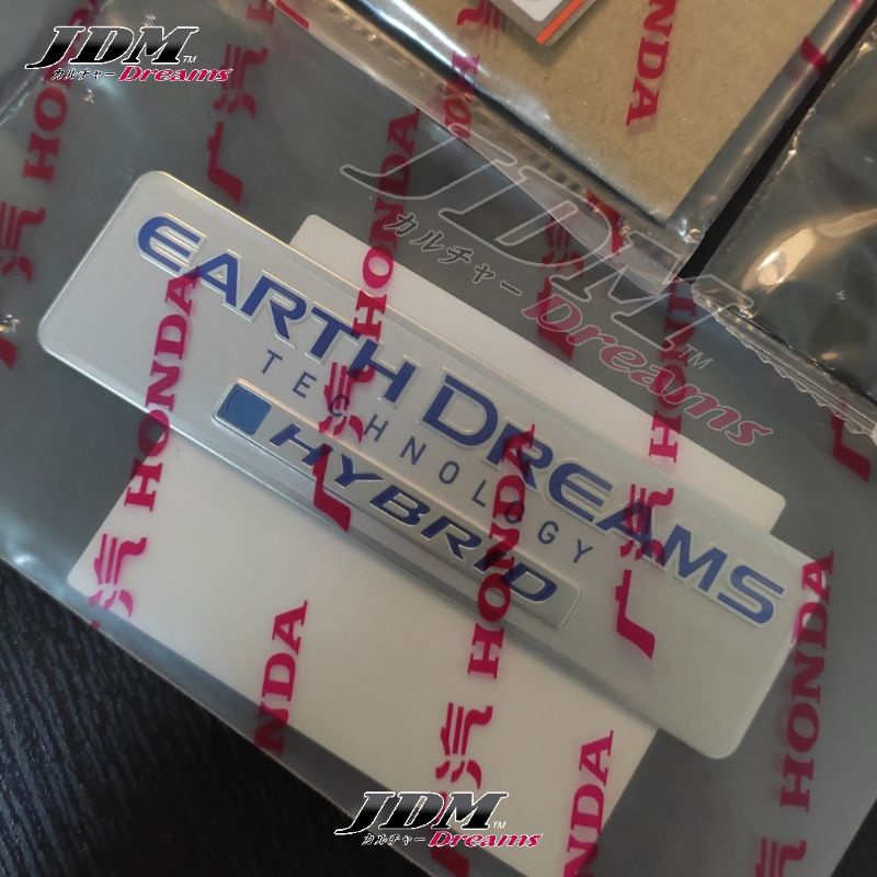 Original Honda Earth Dreams Technology Label Emblem iVTEC iVTEC TURBO ...