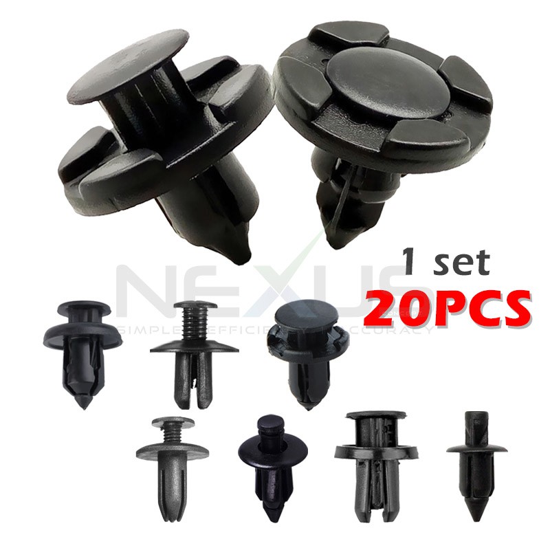 Nexus Car 20pcs Car Clips Bumper Clip Side Skirt Rivet Klip Fender ...