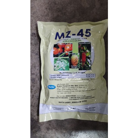 Mancozeb 1KG MZ-45 Racun Kulat / Fungicide Mancozeb 80% Sama dithane NT kencozeb BM mancozeb ...