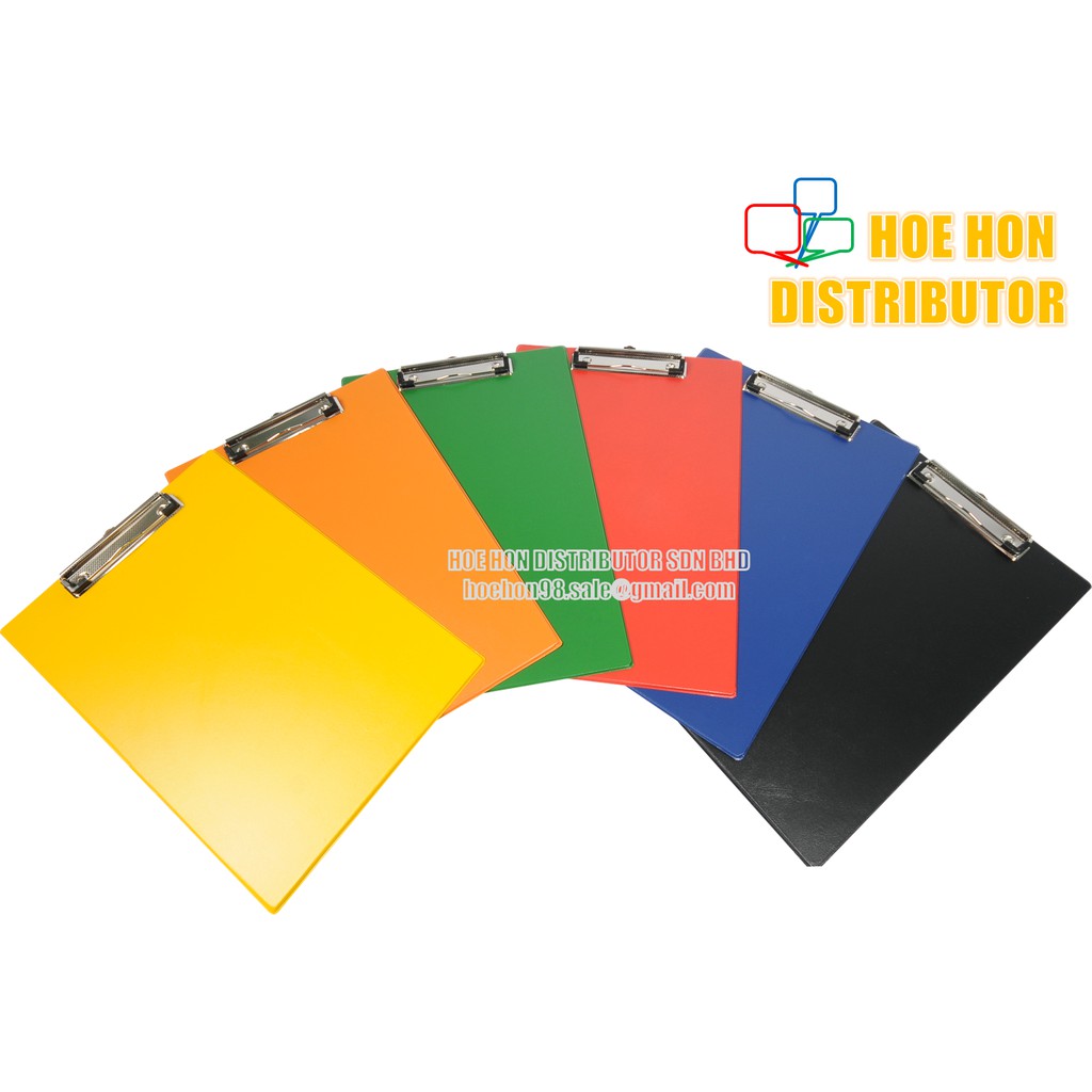 Office PVC Wire Clip Board / Clipboard / Ofis Papan Kilp A4 | Shopee ...