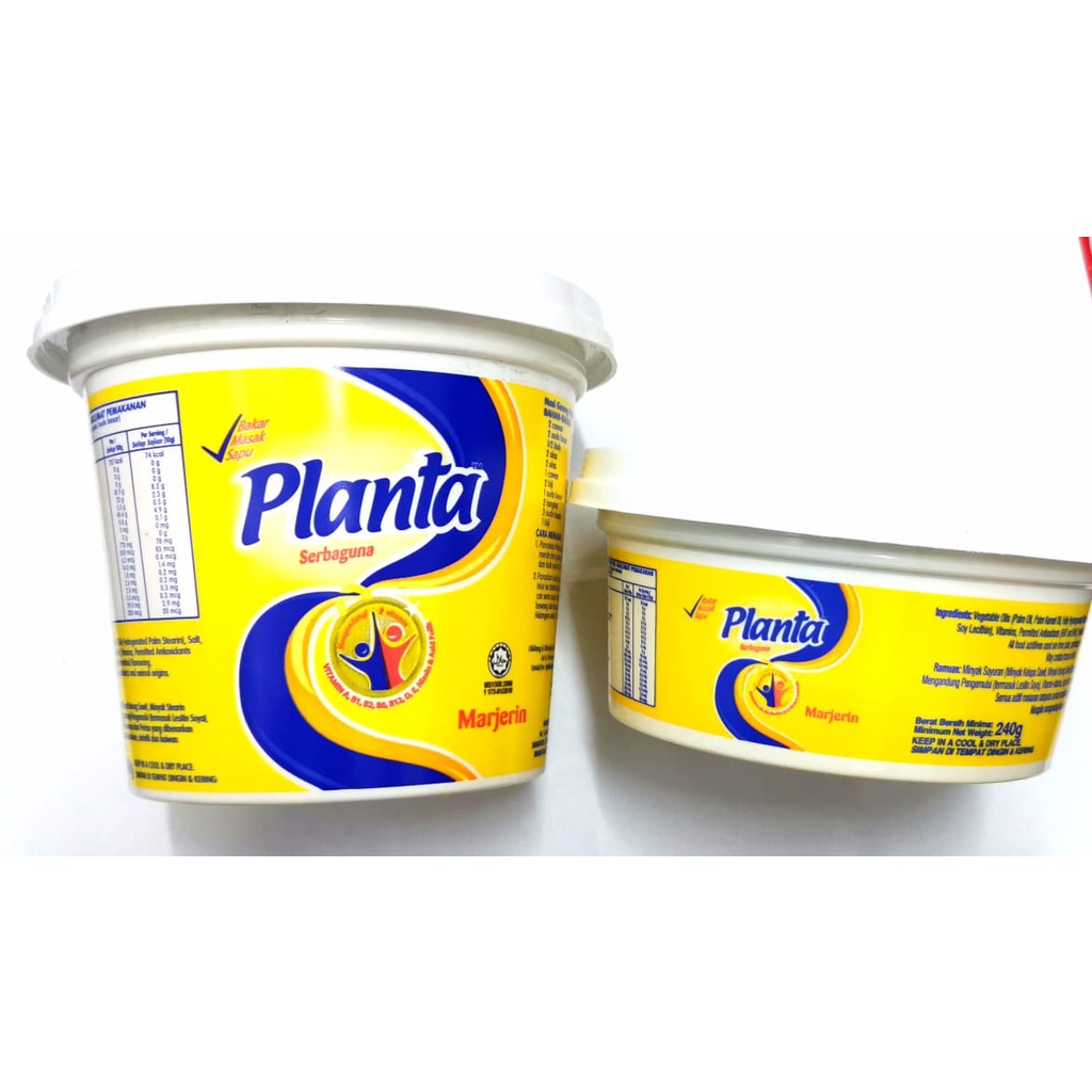 Planta Multi-Purpose Margarine/Marjerin-240g/480g | Shopee Malaysia
