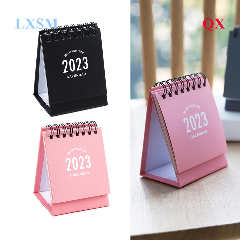 QX 2023 new desktop calendar mini calendar cartoon simple desktop ...