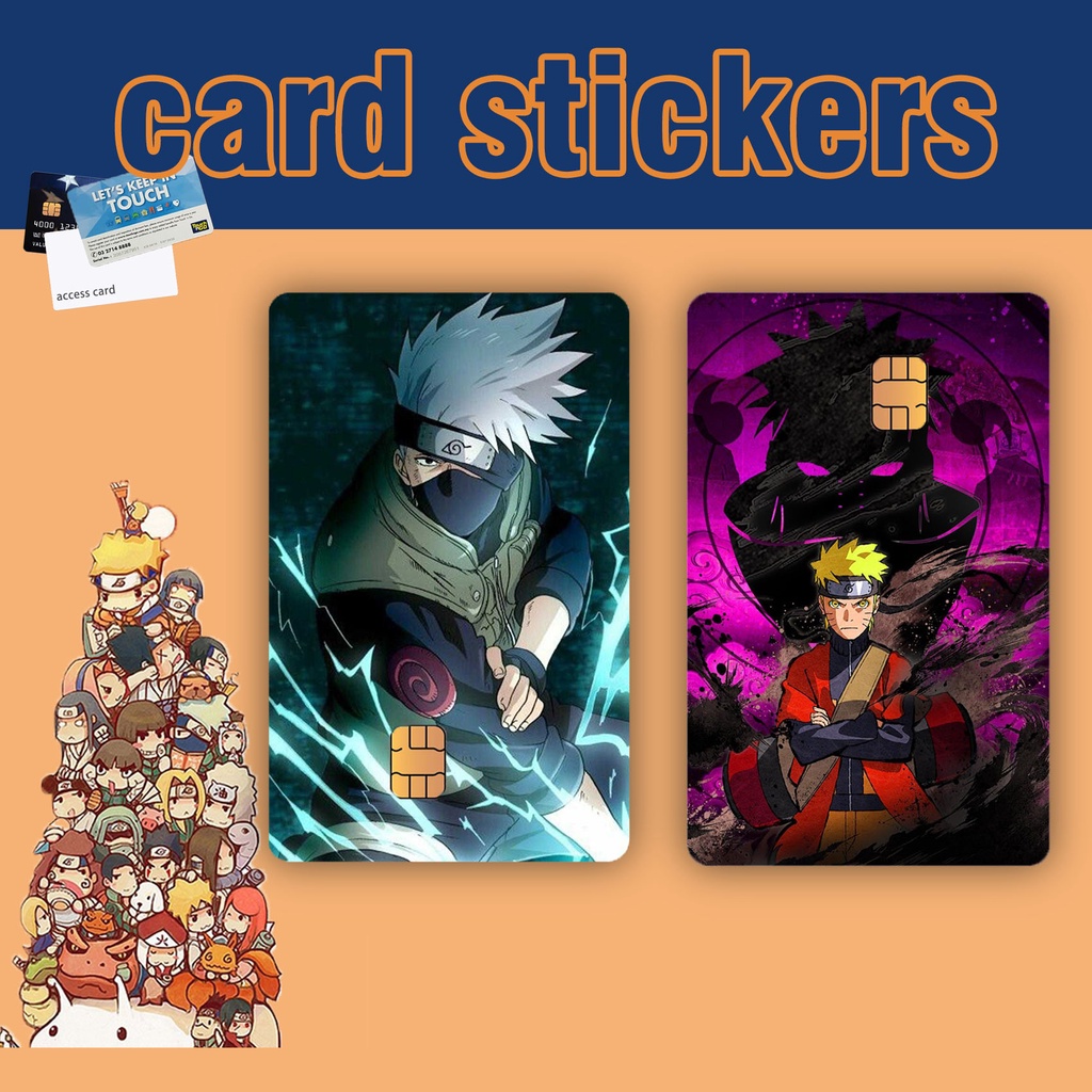 NARUTO CARD STICKER - NARUTO KAD STICKER - ANIME STICKER - ACCESS CARD ...