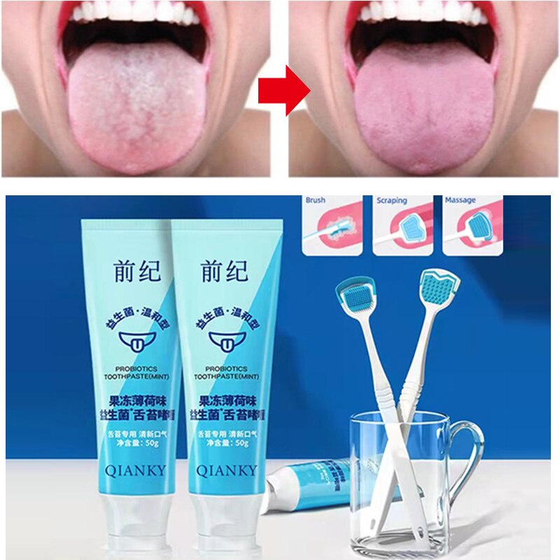 Tong Schraper En Coating Cleaning Gel Verse Verwijderen Orale Geur Om ...
