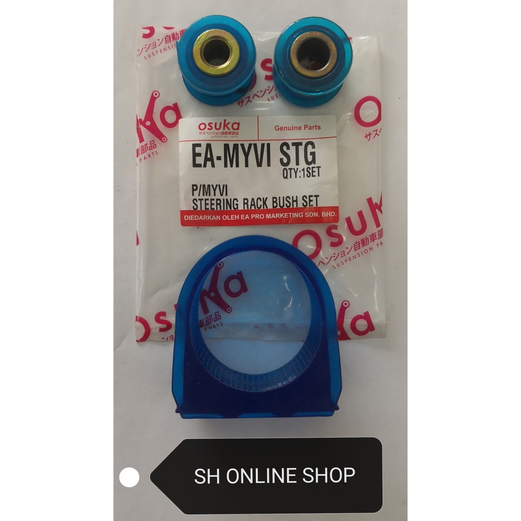 Steering Rack Rubber Cushion & Bush Set (Silicone) for Perodua Viva ...
