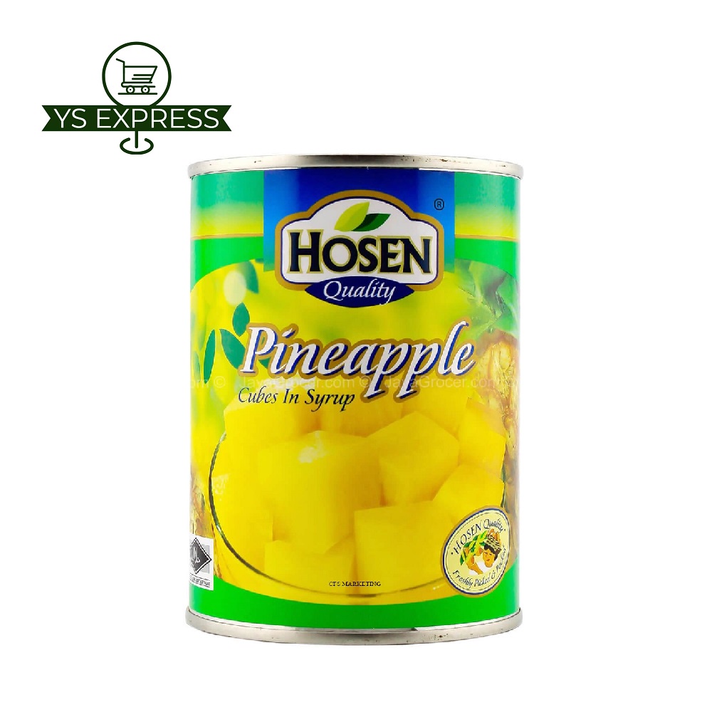 HOSEN Pineapple Cubes in Syrup 565G | Shopee Malaysia