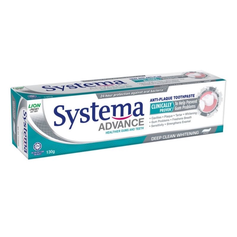 Systema Deep Clean Whitening Toothpaste 130g | Shopee Malaysia