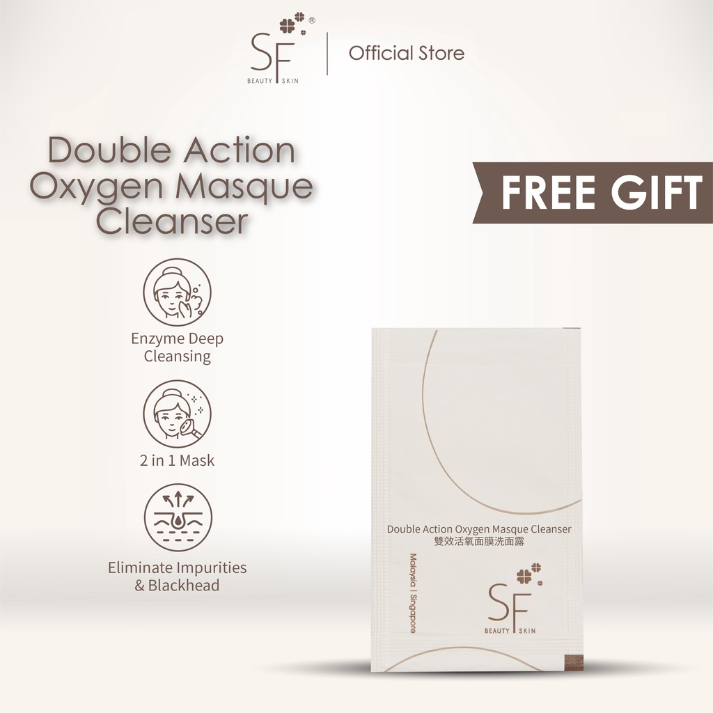 [NOT FOR SALE] SF Beauty Skin 5ml Double Action Oxygen Masque Cleanser ...
