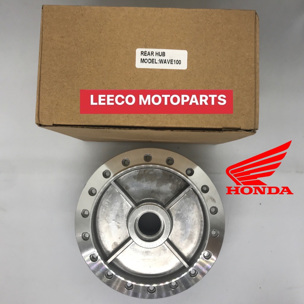 HONDA WAVE100 REAR HUB Complete -WITH BEARING (ST) // WAVE100R WAVE125 ...
