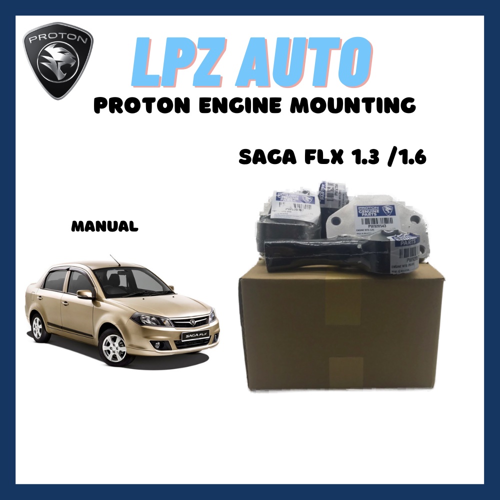 (ORIGINAL PROTON PARTS) SAGA FL FLX SE 1.3 /1.6 CVT ENGINE MOUNTING SET ...