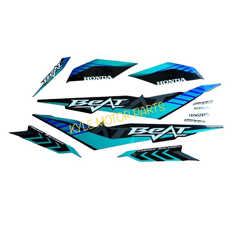 HONDA BEAT V2 BODY STICKER SET ORIGINAL 100% | Shopee Malaysia