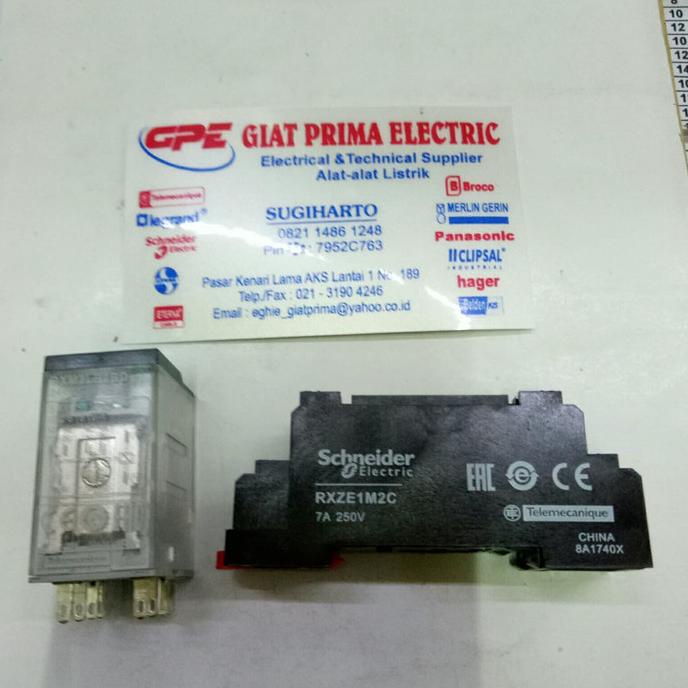 RELAY RXM2LB2BD 24VDC schneider+socket RXZE1M2C schneider | Shopee Malaysia