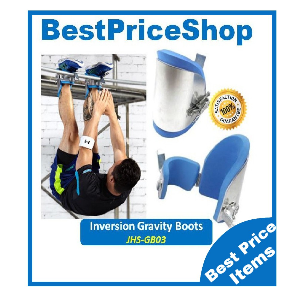 BPS Gym Grade Inversion Gravity Boots 150KG Safety Power Hang Up Spine ...