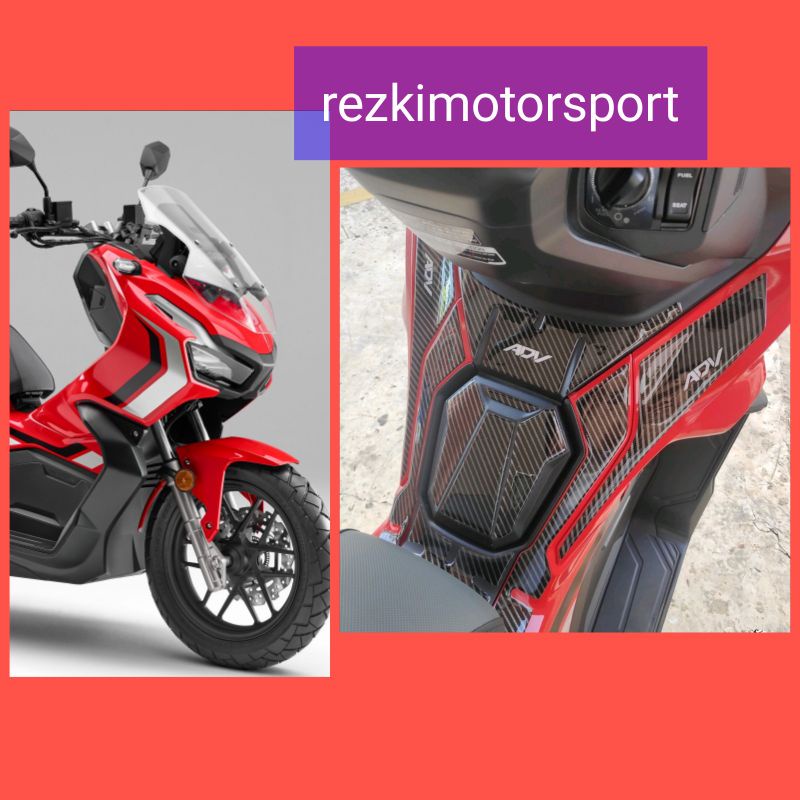 adv150 adv160 stiker tampal pam minyak tengah karbon merah sbk🔥🔥🔥 ...