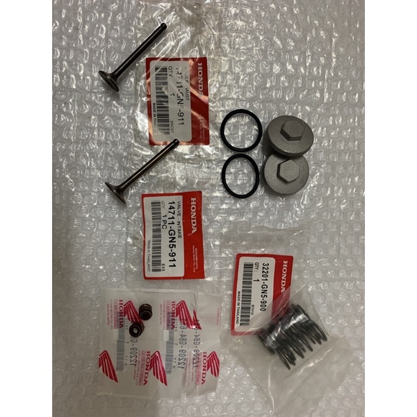 honda ex5 stardand valve exhaust valve intake valve spring valve cap ...