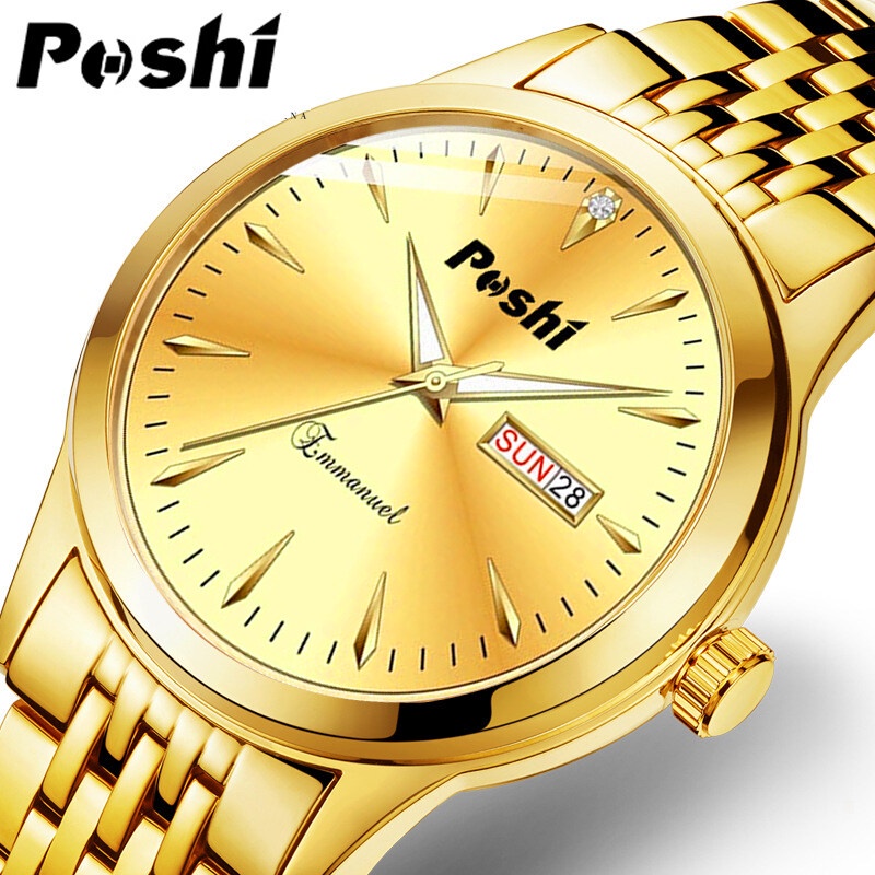 POSHI Original Men Watches Top Brand Luxury Waterproof Auto Calendar ...