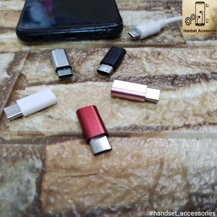 adapter converter cable micro usb to type c socket phone charging cable ...