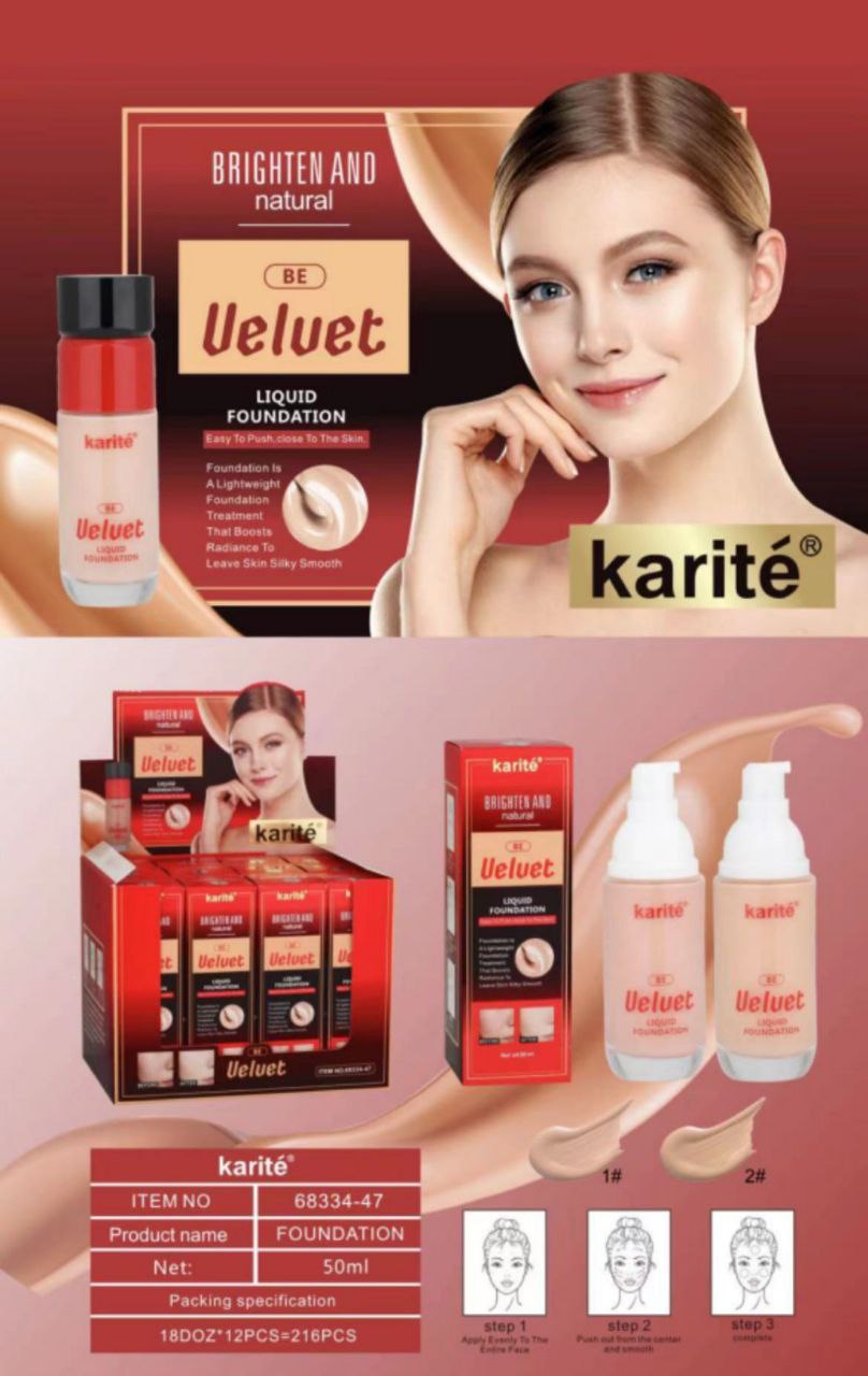 (AIKO) KARITE VELVET LIQUID FOUNDATION 50ML | Shopee Malaysia