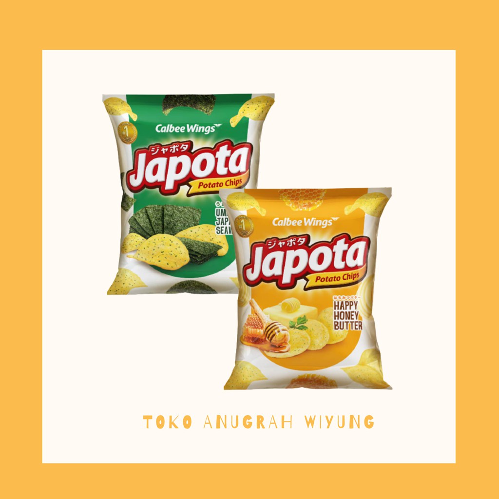 Japota POTATO CHIPS 68gr (HONEY-SEAWEED-Chicken Onion) | Shopee Malaysia