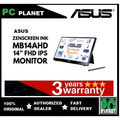 ASUS ZENSCREEN INK MB14AHD 14” FHD IPS PORTABLE MONITOR | Shopee Malaysia