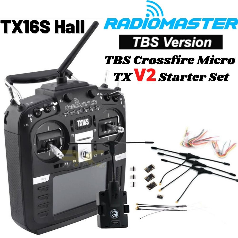 RadioMaster TX16S Hall Sensor Gimbals Multi-protocol RF System OpenTX ...