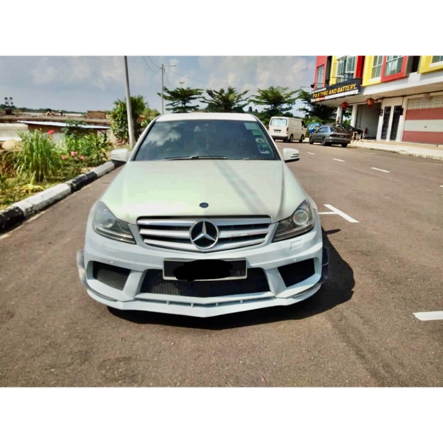 Mercedes Benz w204 facelift black series non wide bodykit body kit ...