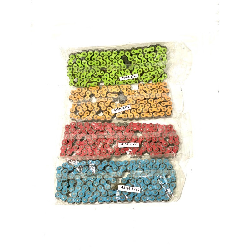 415H 122L RACING CHAIN HEAVY DUTY 415-122L MOTORCYCLE COLOUR CHAIN ...