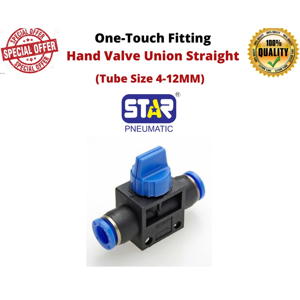 [READY STOCK-KL}START] HVFF Hand Union Straight Pneumatic One-Touch ...