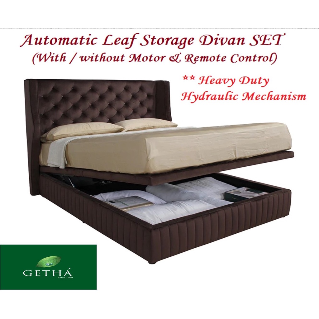 Automatic Leaf Storage Divan, Brand: Getha!! Aailable in Remote Control ...