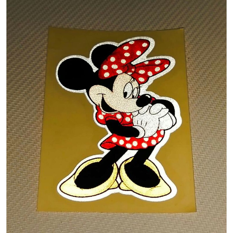 STIKER MINNIE MOUSE CARTOON STICKER REFLECTION | Shopee Malaysia