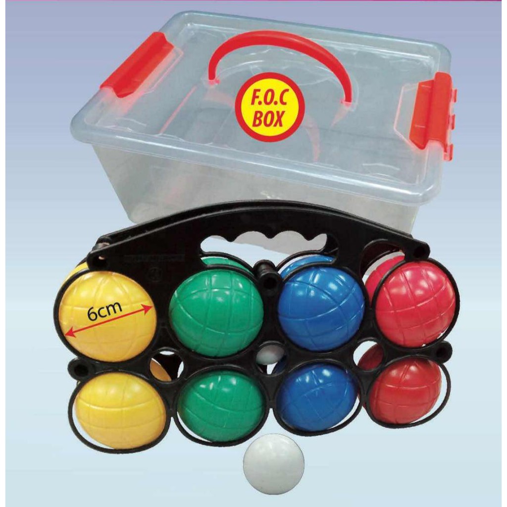 Junior Multi-Color Plastic Petanque set (8 pcs) | Shopee Malaysia